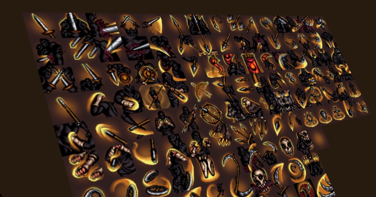 Unique Fantasy Weapon Skill Icons [48x48] | 2D Icons | Unity Asset Store