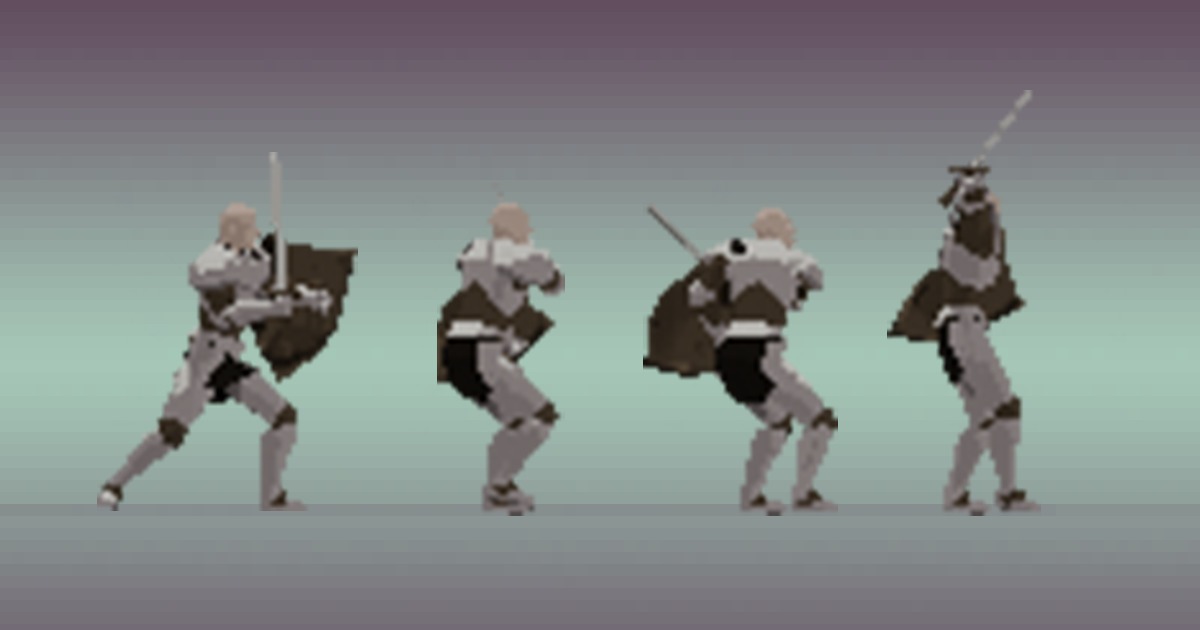 Knight pack - Animated 2D Pixel Characters | 2D Characters | Unity Asset Store