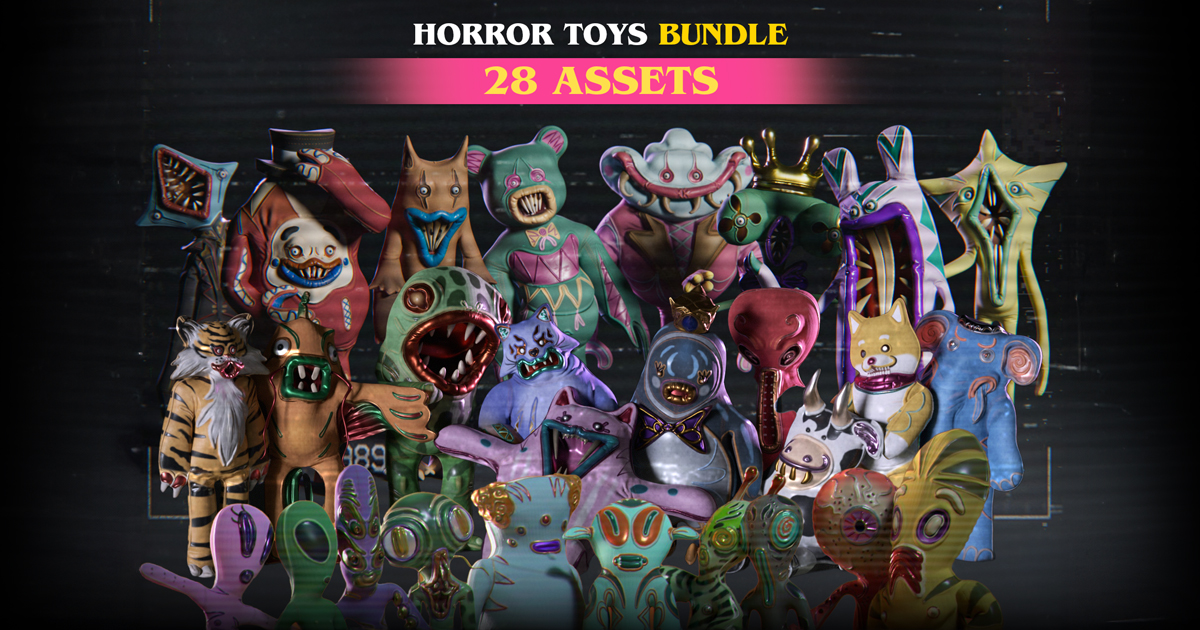 Horror Toys Bundle Pack | 3D Humanoids | Unity Asset Store