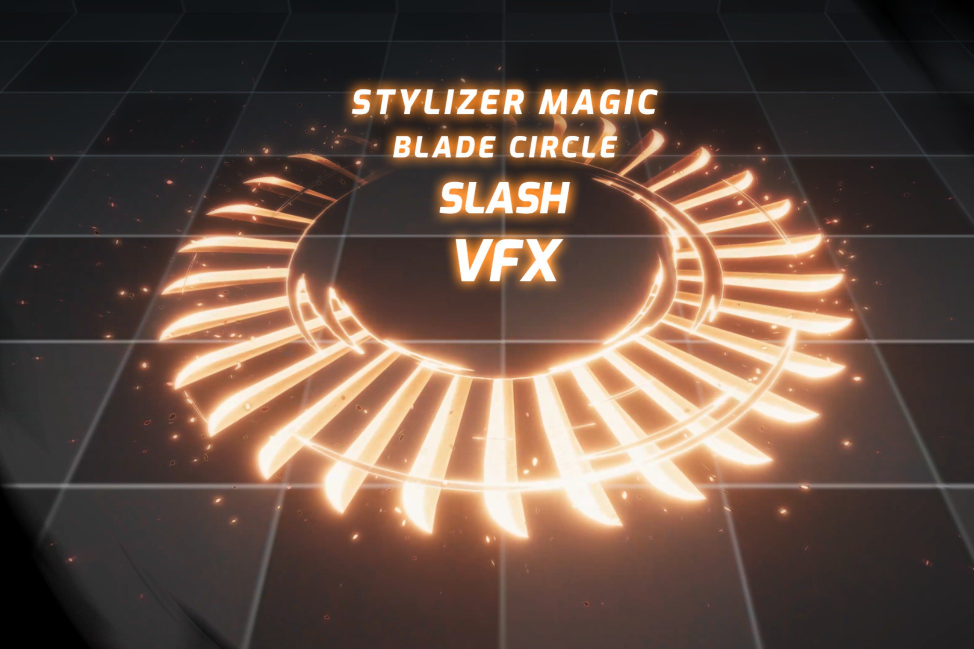 Circle Blade Stylized Magic SLASH VFX | VFX Particles | Unity Asset Store