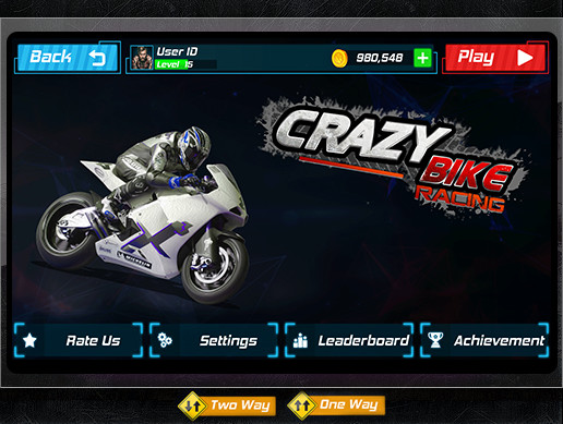 Bike Racing Graphics CxS (GUI Skin 12) | 2D GUI | Unity Asset Store