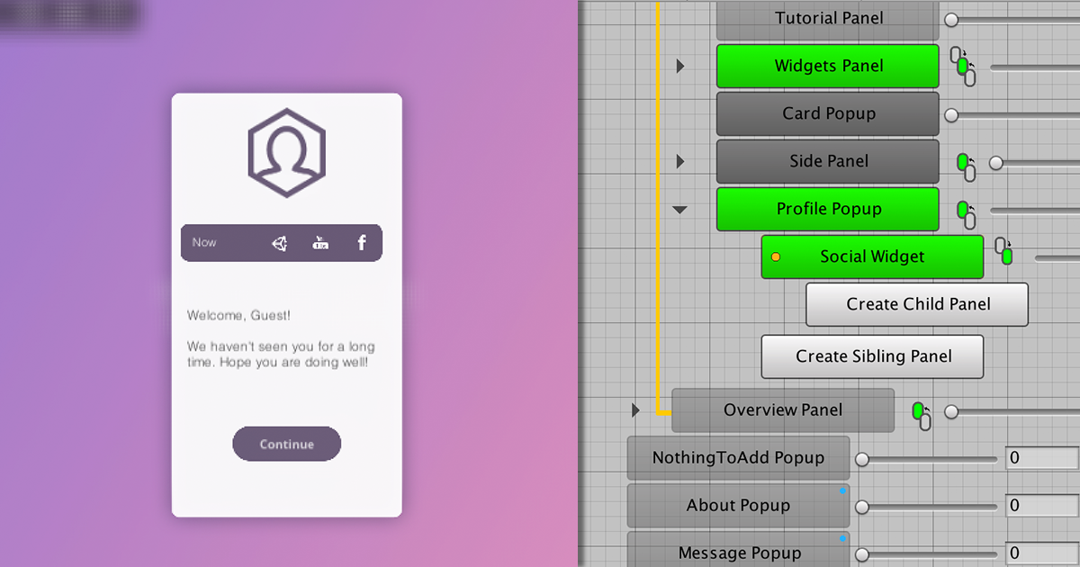 Woo Panels - Advanced Panel Management Solution | GUI Tools | Unity ...