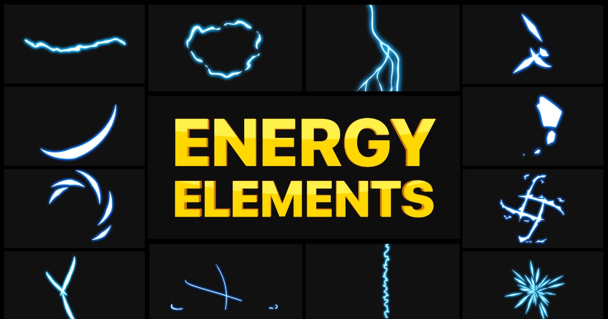 Energy Elements (25.03) | 2D Textures & Materials | Unity Asset Store
