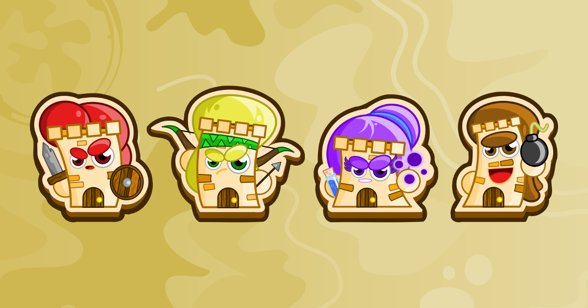 Medieval Chess - Enemy Towers | 2D Characters | Unity Asset Store