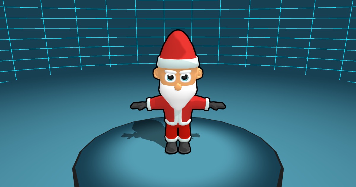 Toon character - Santa | 3D Humanoids | Unity Asset Store