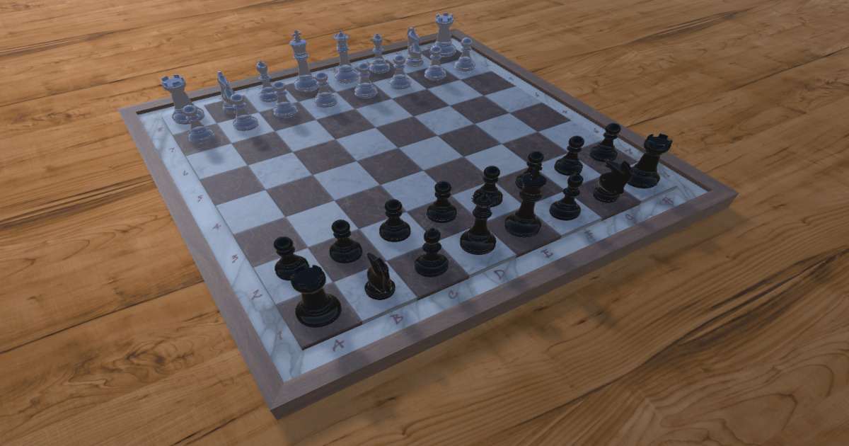 Chess Game Set High Quality | 3D Props | Unity Asset Store