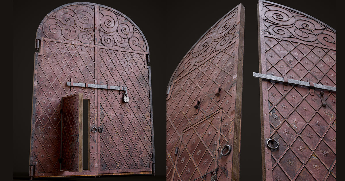 Medieval Gate of the Fortress | 3D Exterior | Unity Asset Store