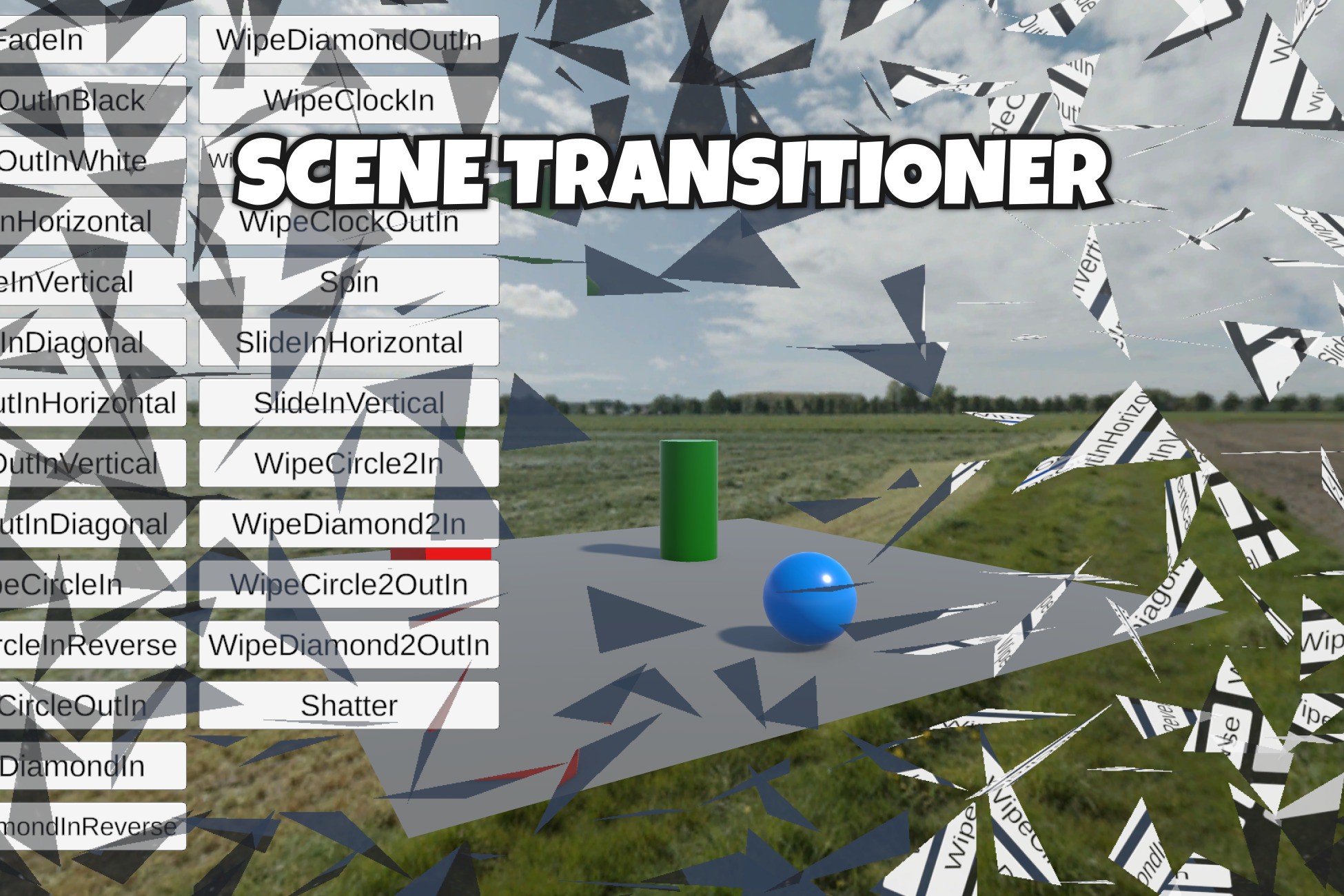 Scene Transitioner | Particles/Effects | Unity Asset Store
