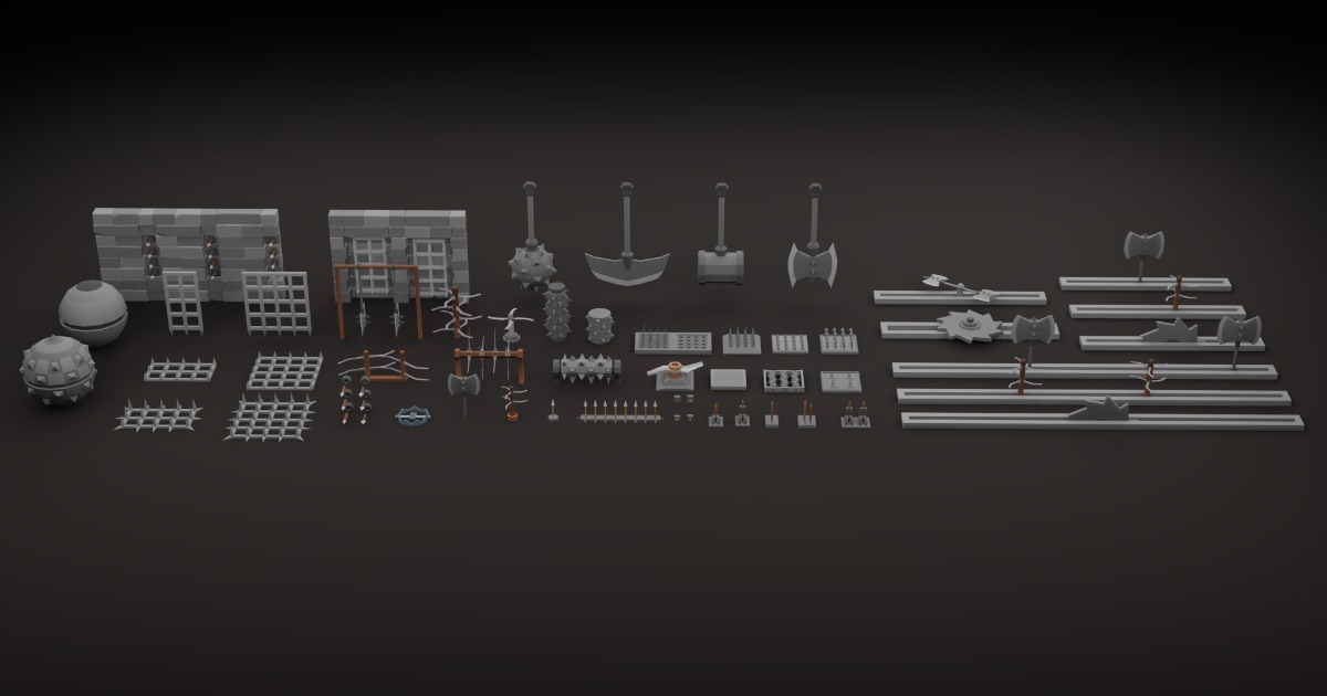 3D Game Kit-Trap Pack | 3D ダンジョン | Unity Asset Store