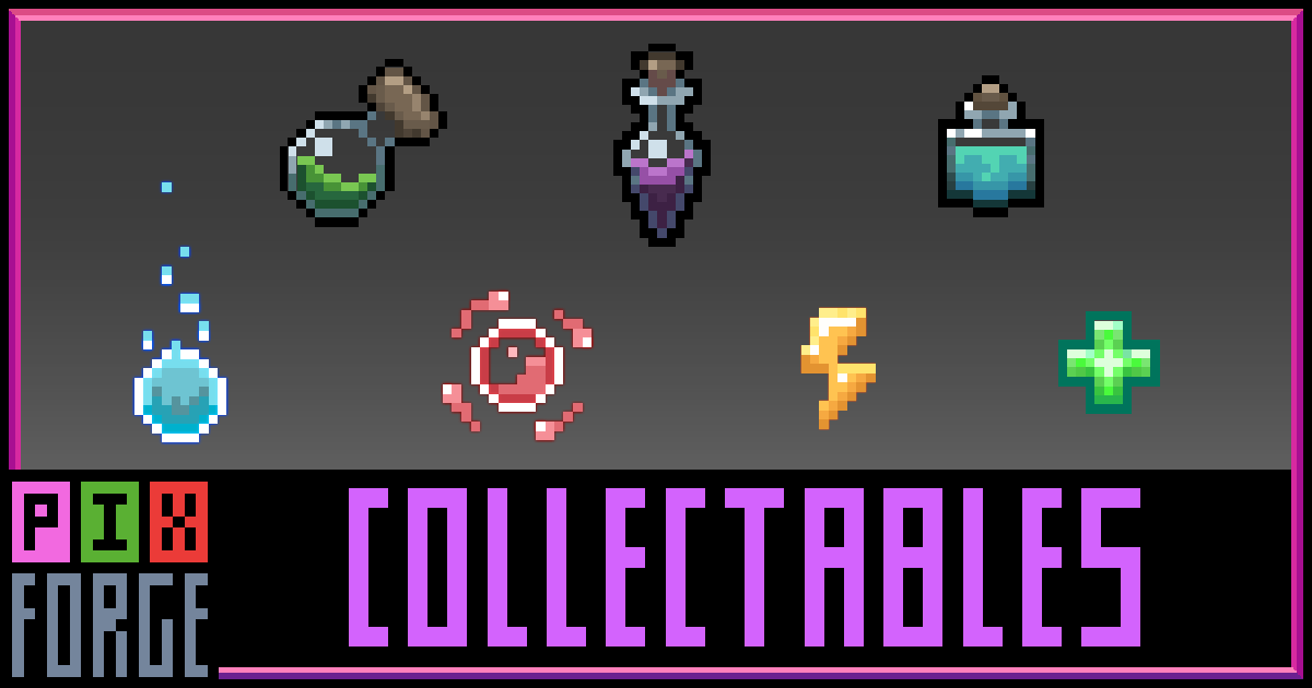Pixel Art - Collectables | 3D Animations | Unity Asset Store