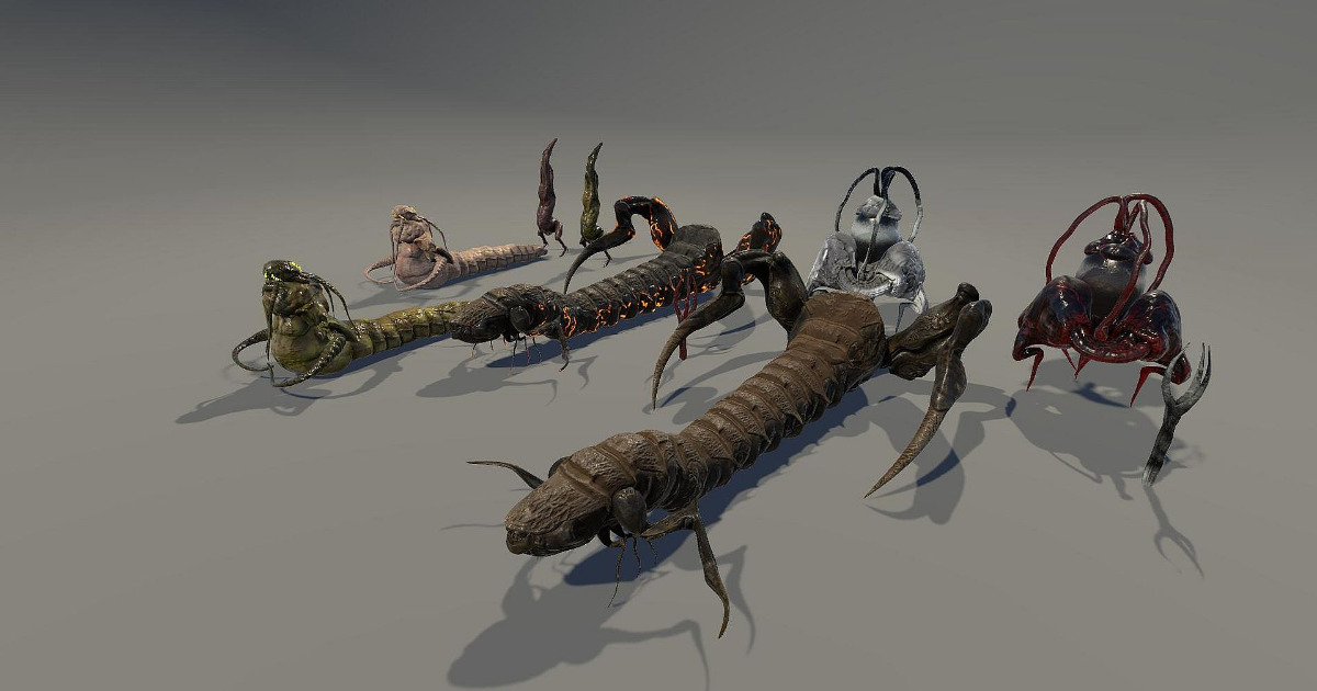 MonsterrsPack2 | 3D Creatures | Unity Asset Store