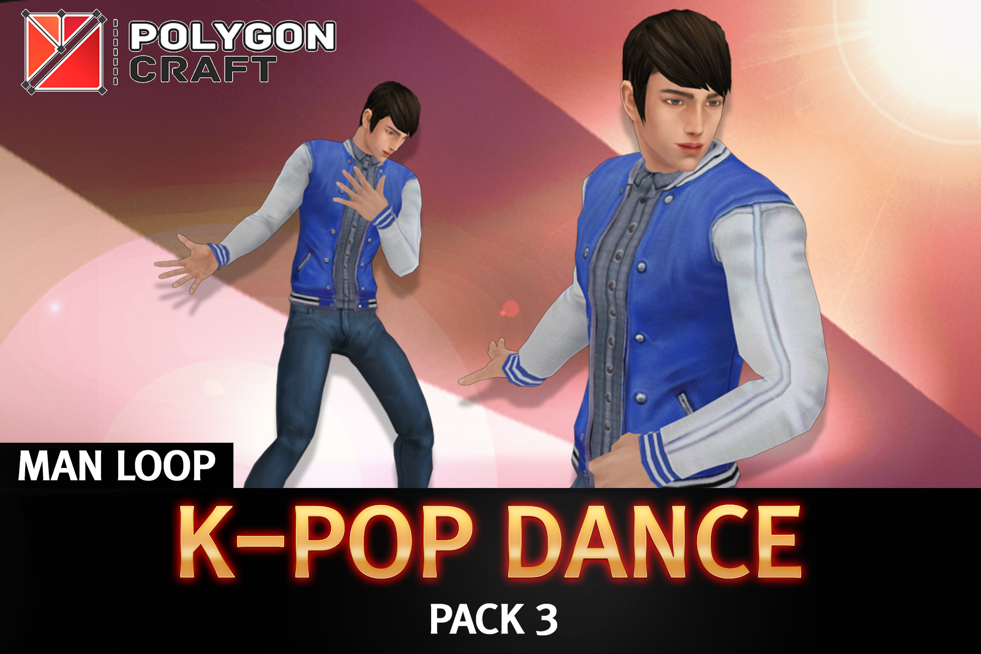 K-POP Dance Pack 3 (Man Loop) | 3D Animations | Unity Asset Store