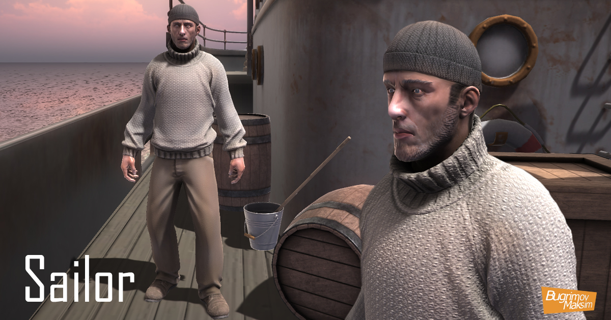 Character sailor | 3D Humanoids | Unity Asset Store