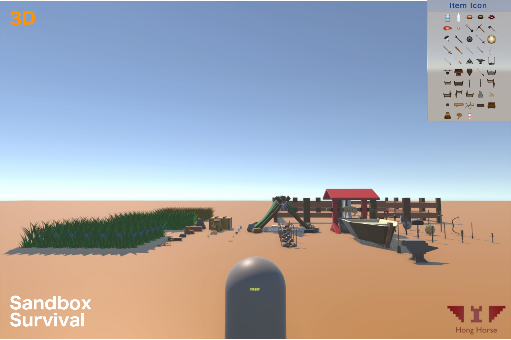 Low Poly Sandbox Survival Props | 3D 소품 | Unity Asset Store