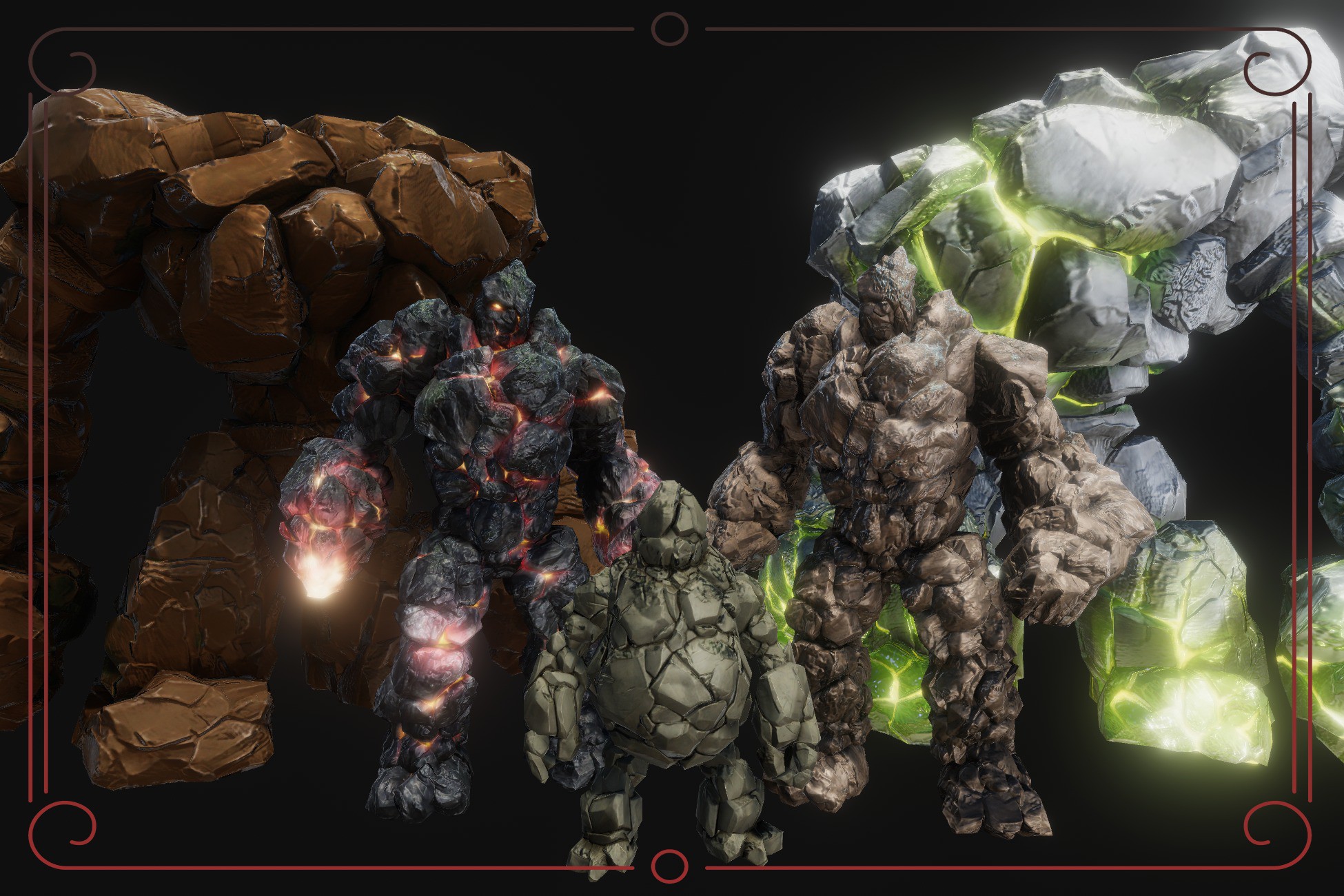 Golems Bundle | 캐릭터 | Unity Asset Store