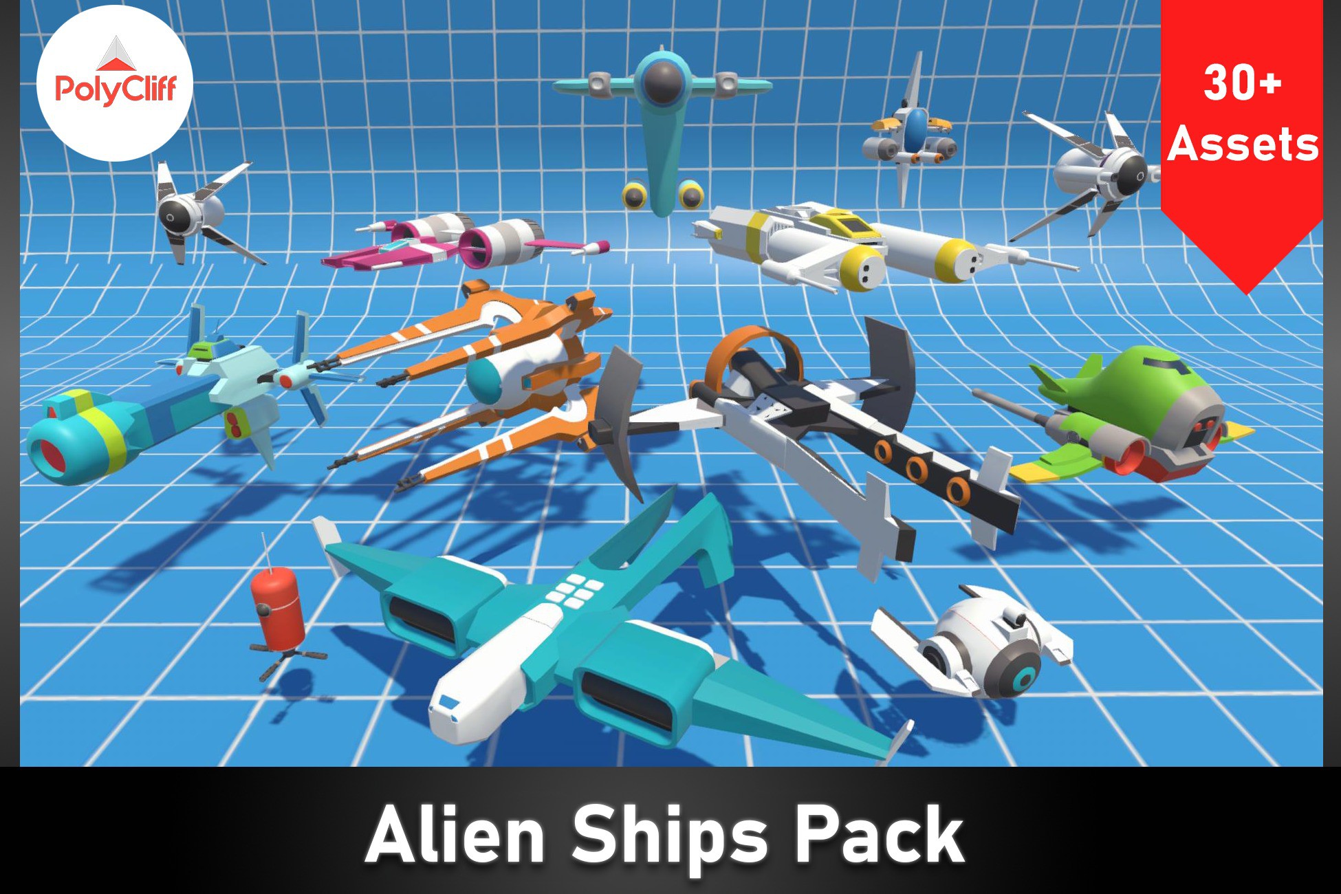 Alien Ship Pack | 3D Vehicles | Unity Asset Store