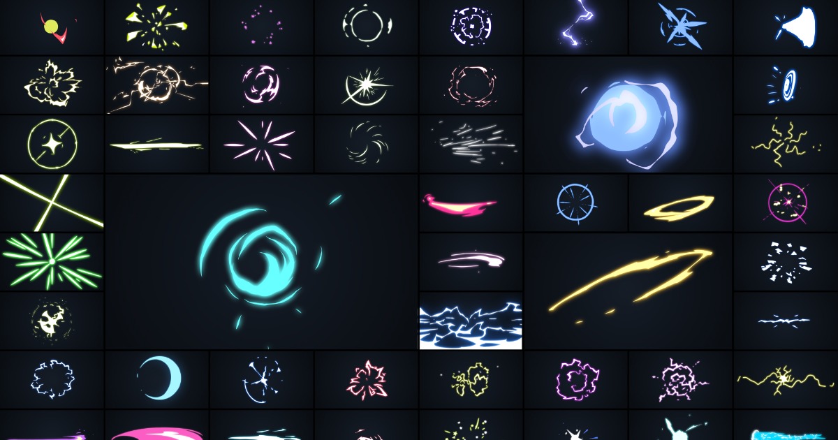 Advanced Energy Elements | 2D Textures & Materials | Unity Asset Store