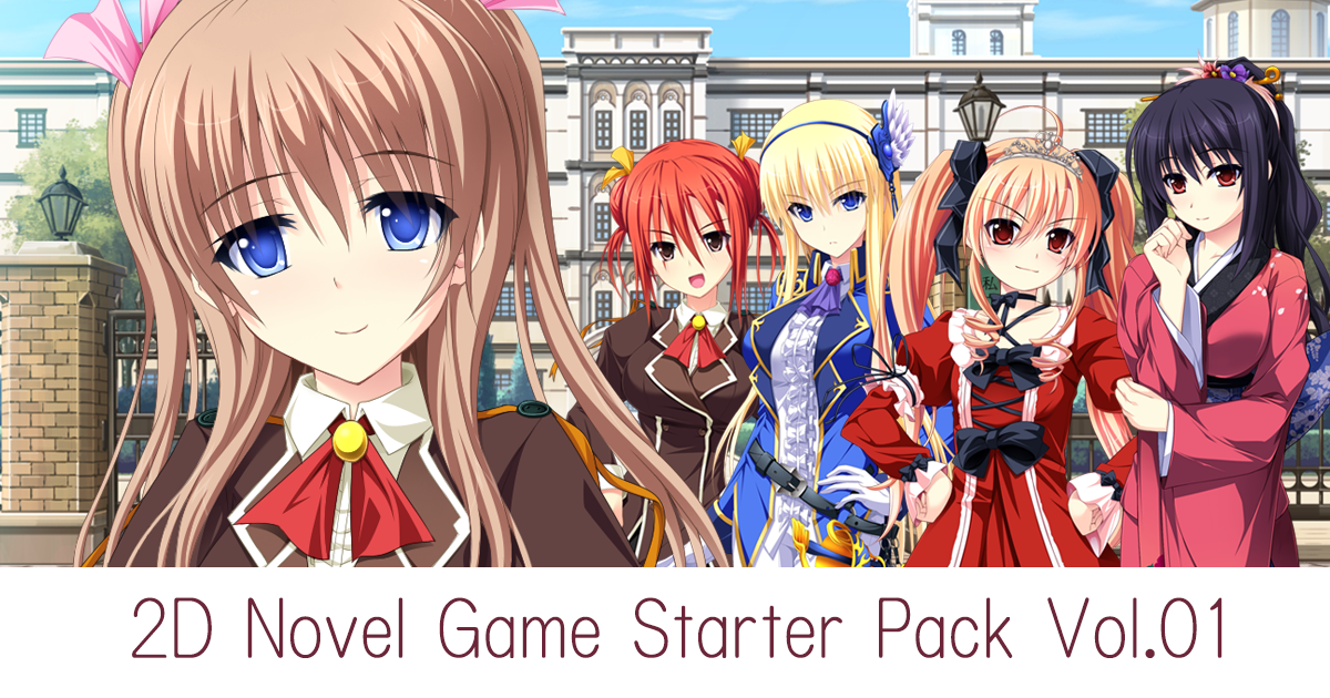 2D Novel Game Starter Pack Vol.1.0 | 2D Characters | Unity Asset Store