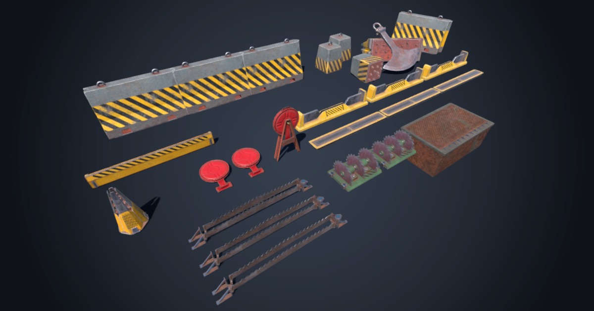 Industrial Wind Trap Pack 2 | 3D Props | Unity Asset Store