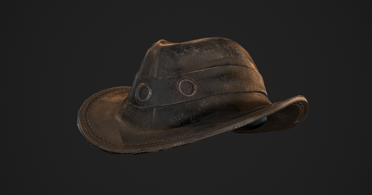 Leather Cowboy Hat | Props | Unity Asset Store