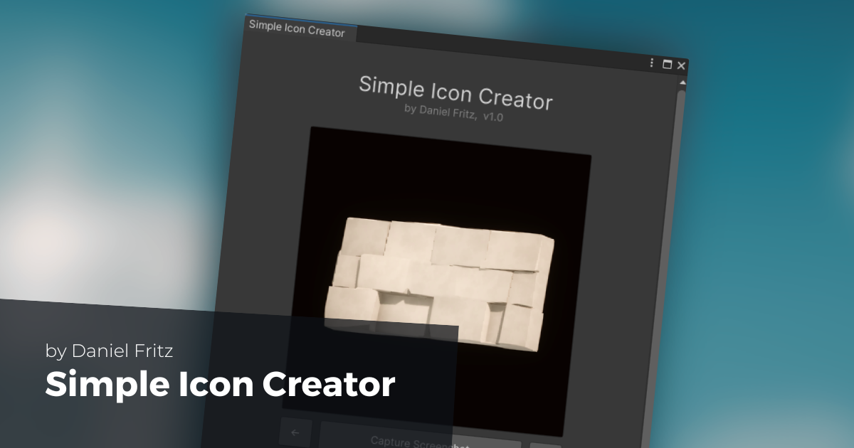 Simple Icon Creator | Utilities Tools | Unity Asset Store