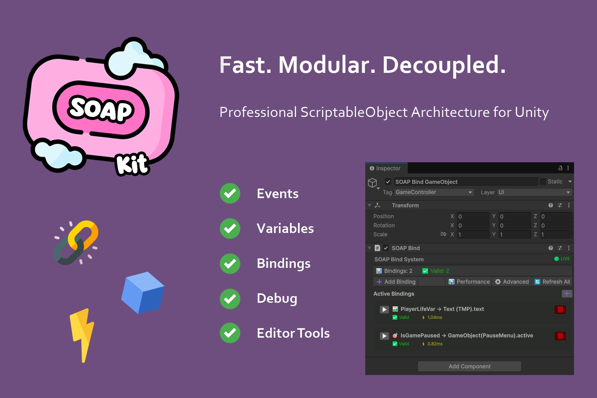 SoapKit – Modular ScriptableObject System | Integration | Unity Asset Store