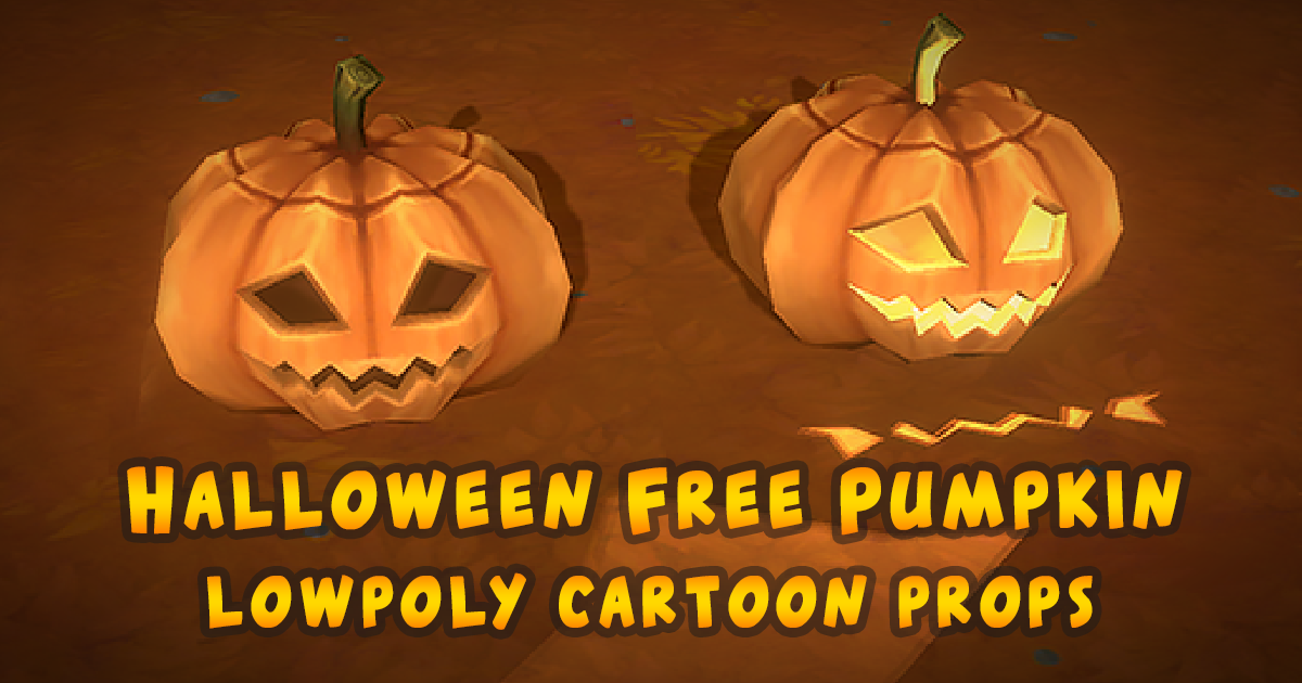Halloween Free Pumpkin | 3D 소품 | Unity Asset Store