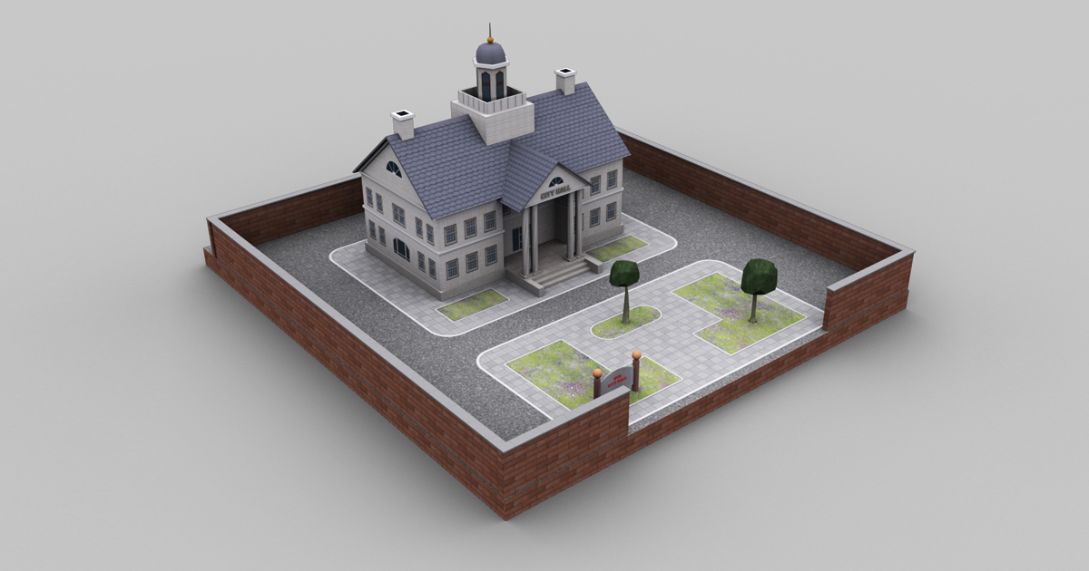 Building Lowpoly 1 | 3D Urban | Unity Asset Store