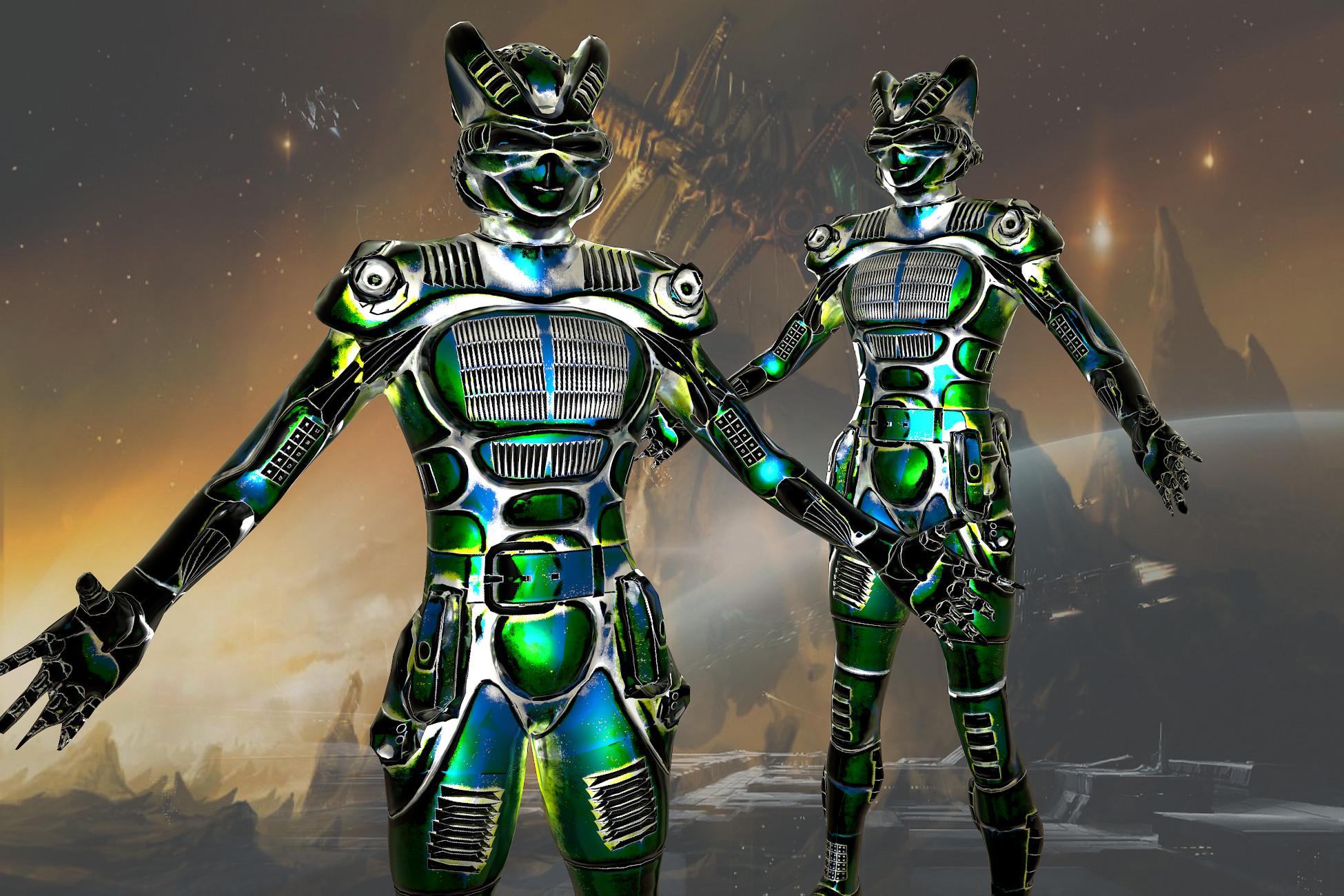 Cyber robot humanoid | 캐릭터 | Unity Asset Store