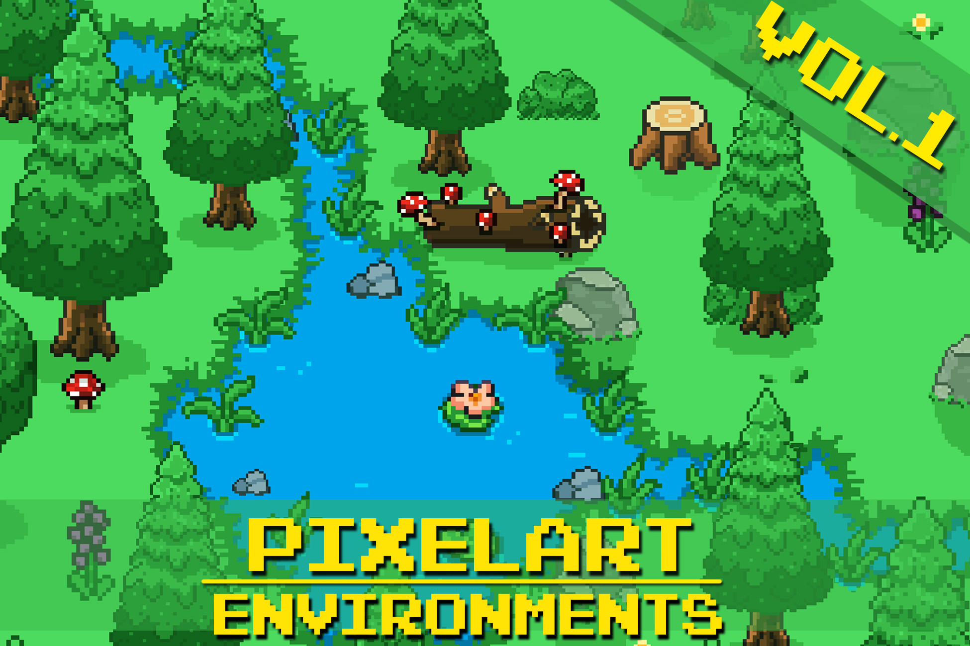 Pixel Art Environments VOL.01 by Remesh Games