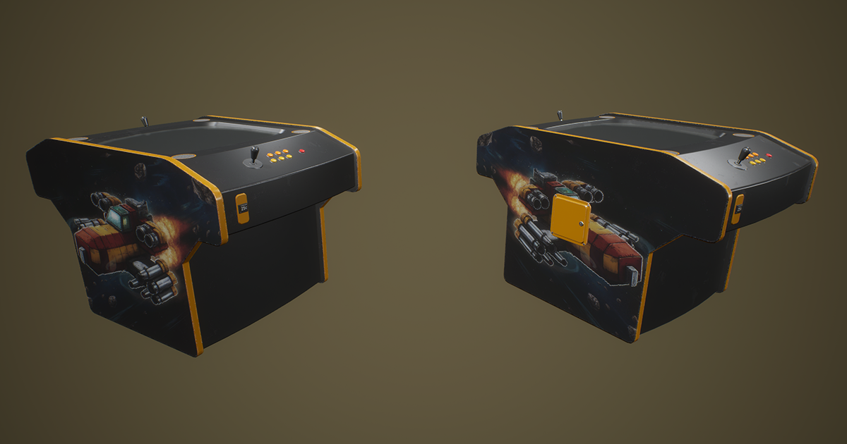 Retro Arcade Machine - 04 | 3D Electronics | Unity Asset Store