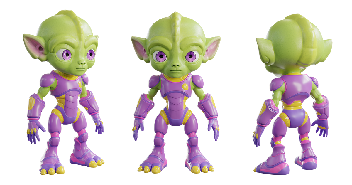 Alien02 - Game Ready Model | 3D Characters | Unity Asset Store