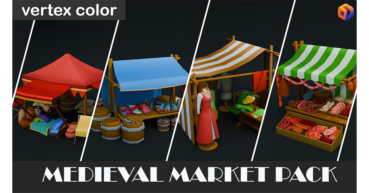 Medieval Markets PACK | 3D 环境 | Unity Asset Store