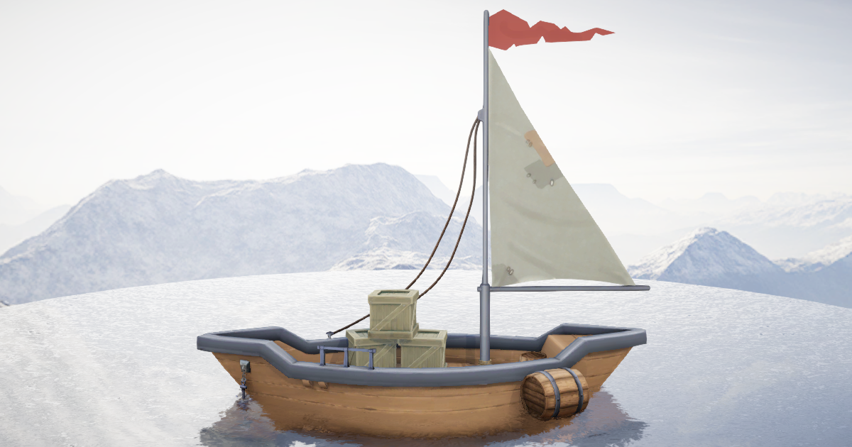 Sailboat Hand-Painted | 3D Sea | Unity Asset Store