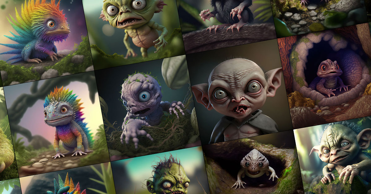 Baby Monsters 5 - RPG Fantasy Character Icons | 2D Icons | Unity Asset ...