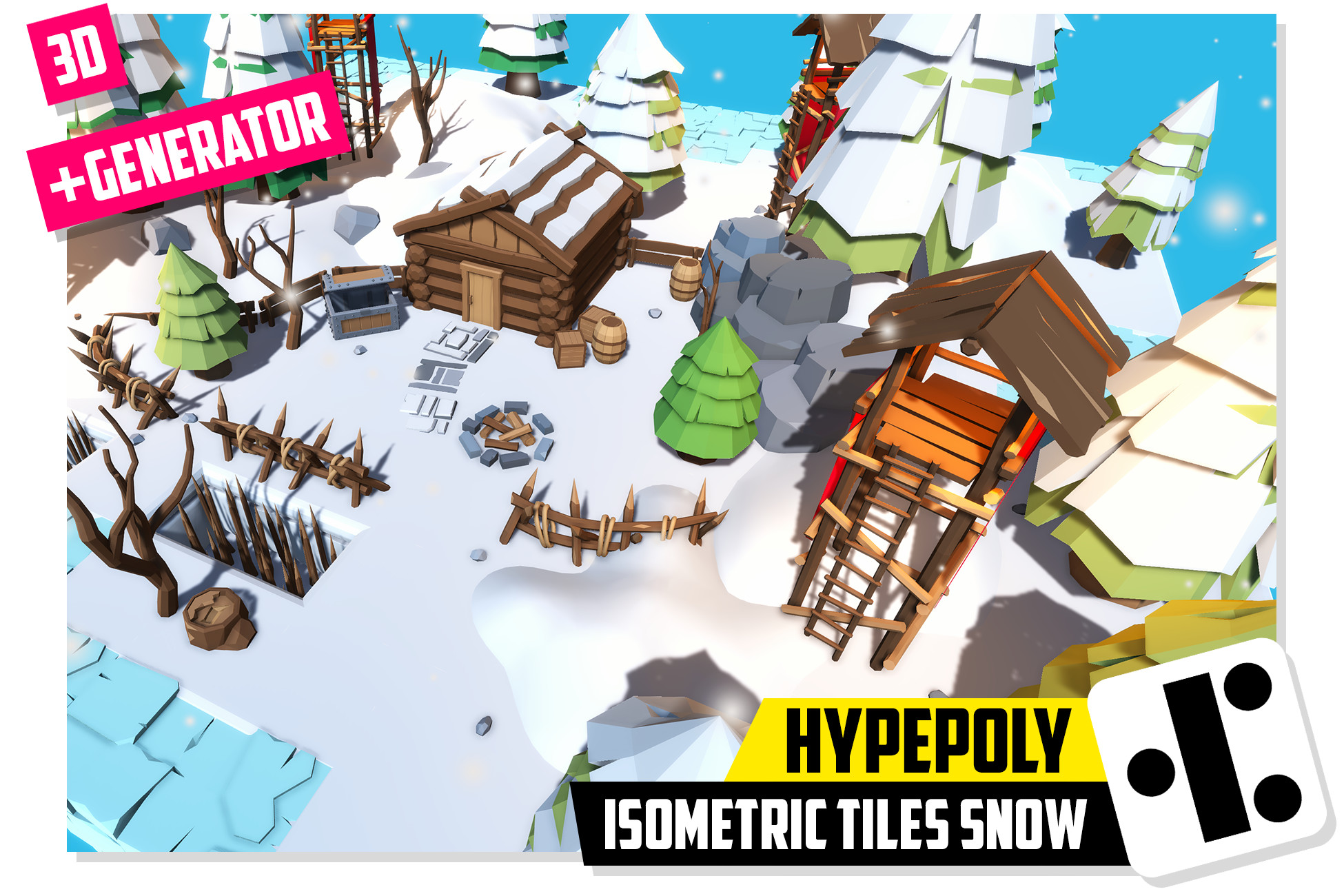 HYPEPOLY - Isometric Tiles Snow | 3D Environments | Unity Asset Store HYPEPOLY - Isometric Tiles Snow | 3D Environments | Unity Asset Store