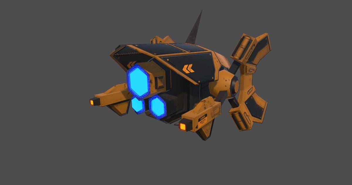 Low poly combat drone | 3D Robots | Unity Asset Store