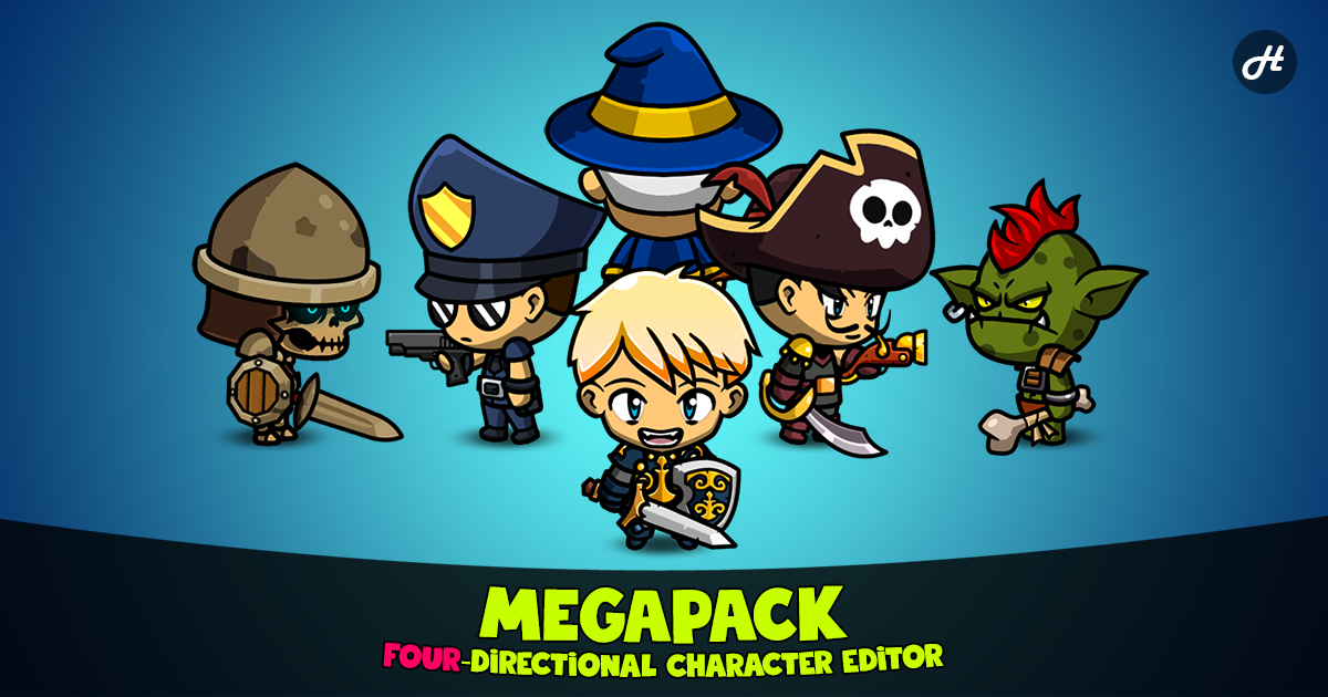 Character Editor 4D [Megapack] | 2D Characters | Unity Asset Store