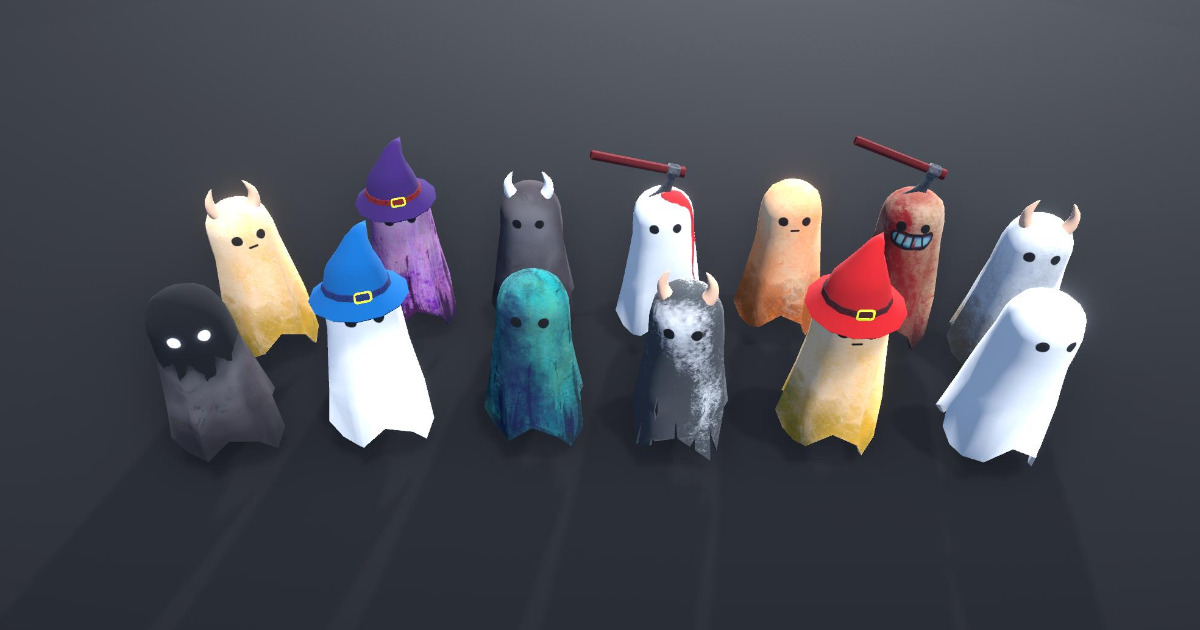 Little Ghost lowpoly (LITE) | 3D Creatures | Unity Asset Store