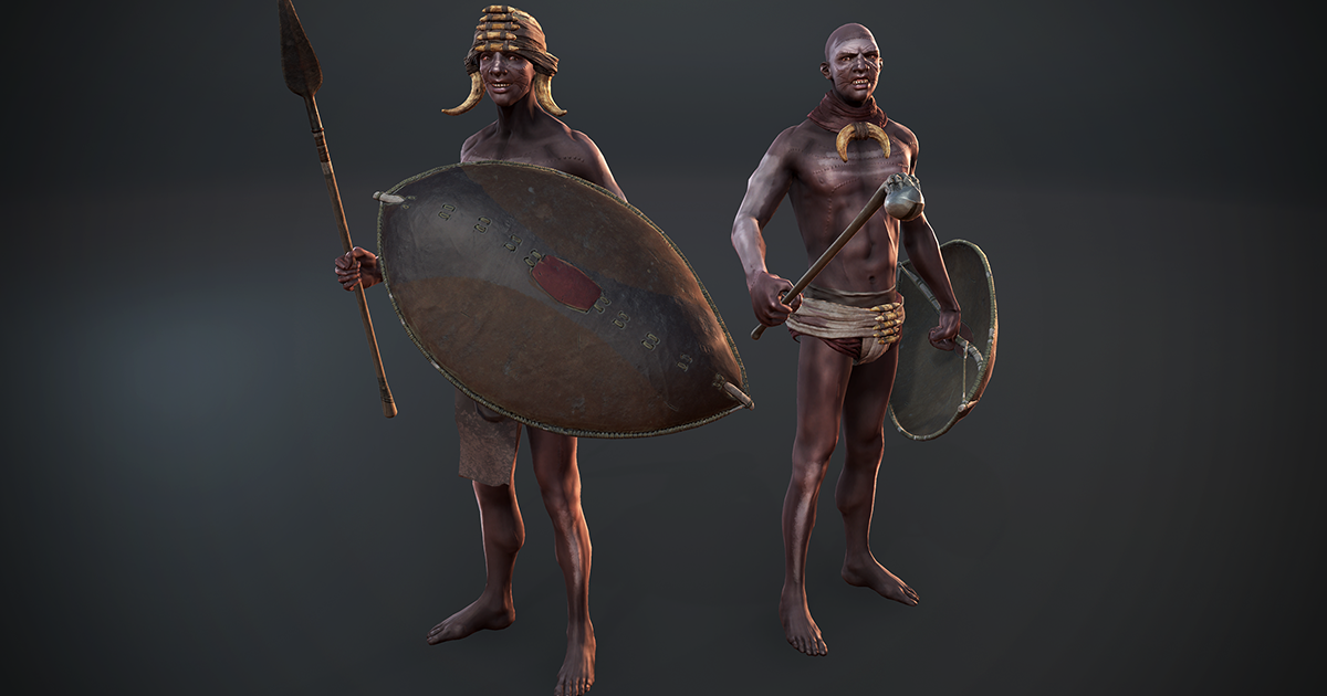 Heroes - Tribal Warrior | 3D Humanoids | Unity Asset Store