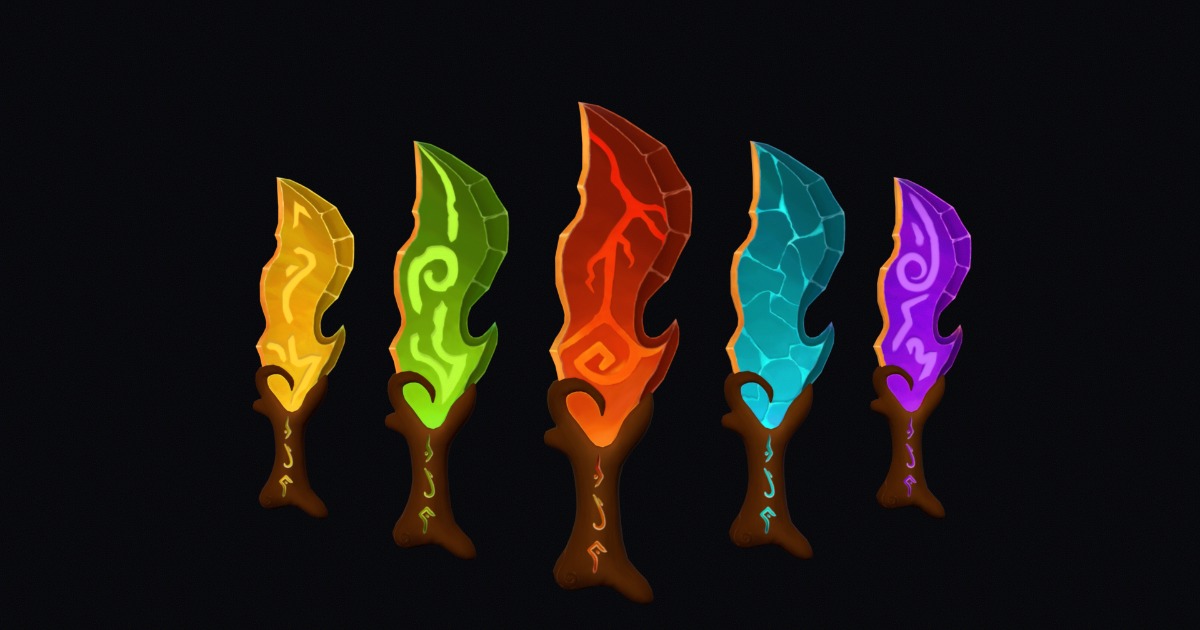 Stylized Dagger | 3D Weapons | Unity Asset Store