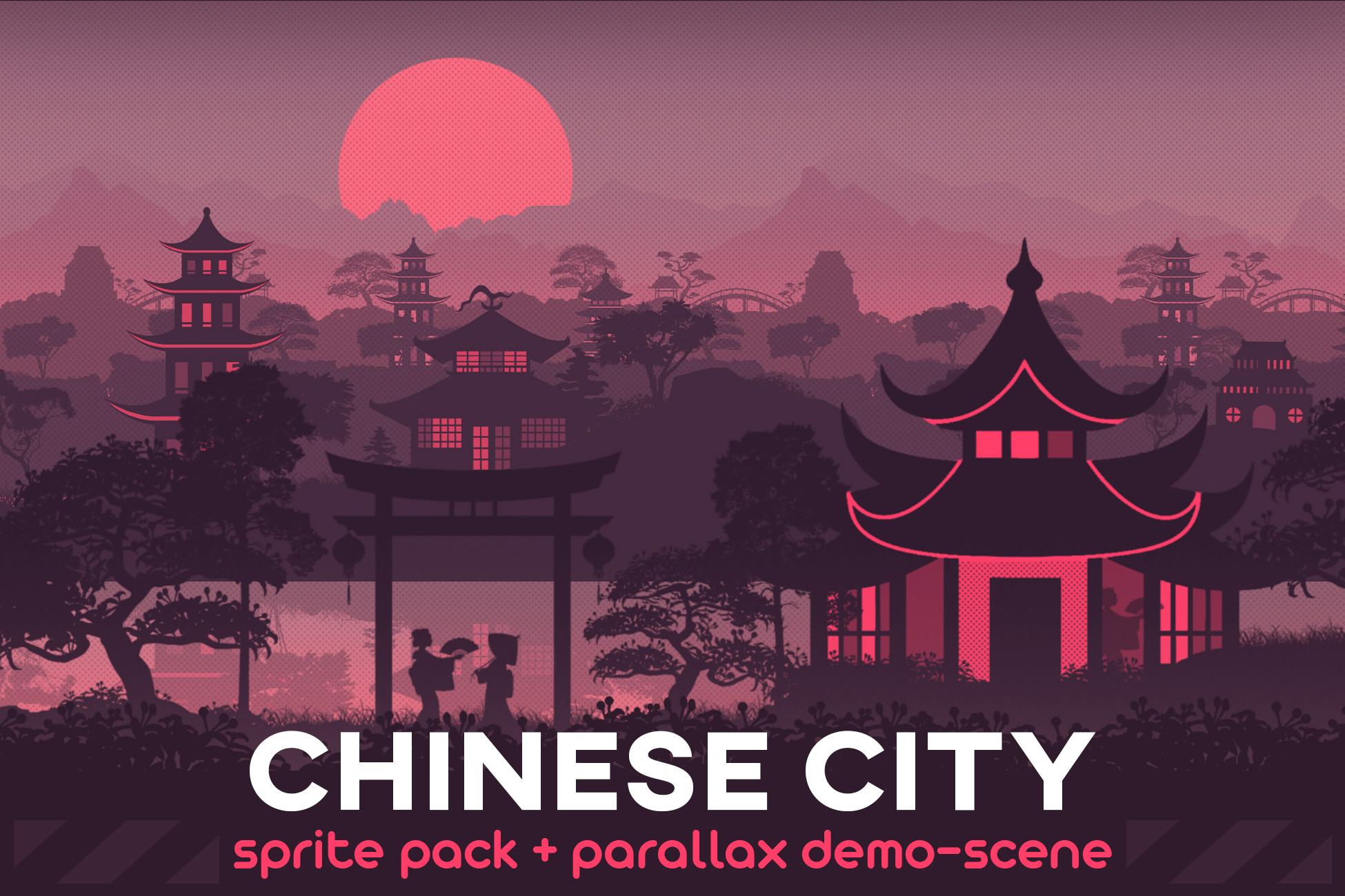 Chinese City | 2D Environments | Unity Asset Store