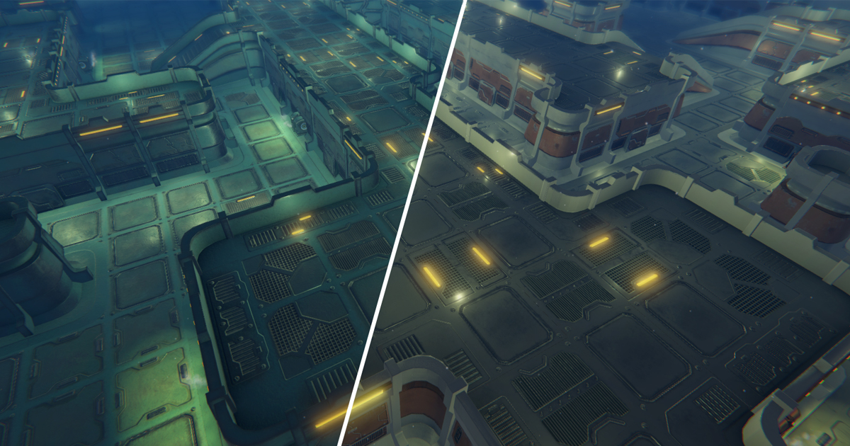 Top-Down Scifi modular Environment | 3D Sci-Fi | Unity Asset Store