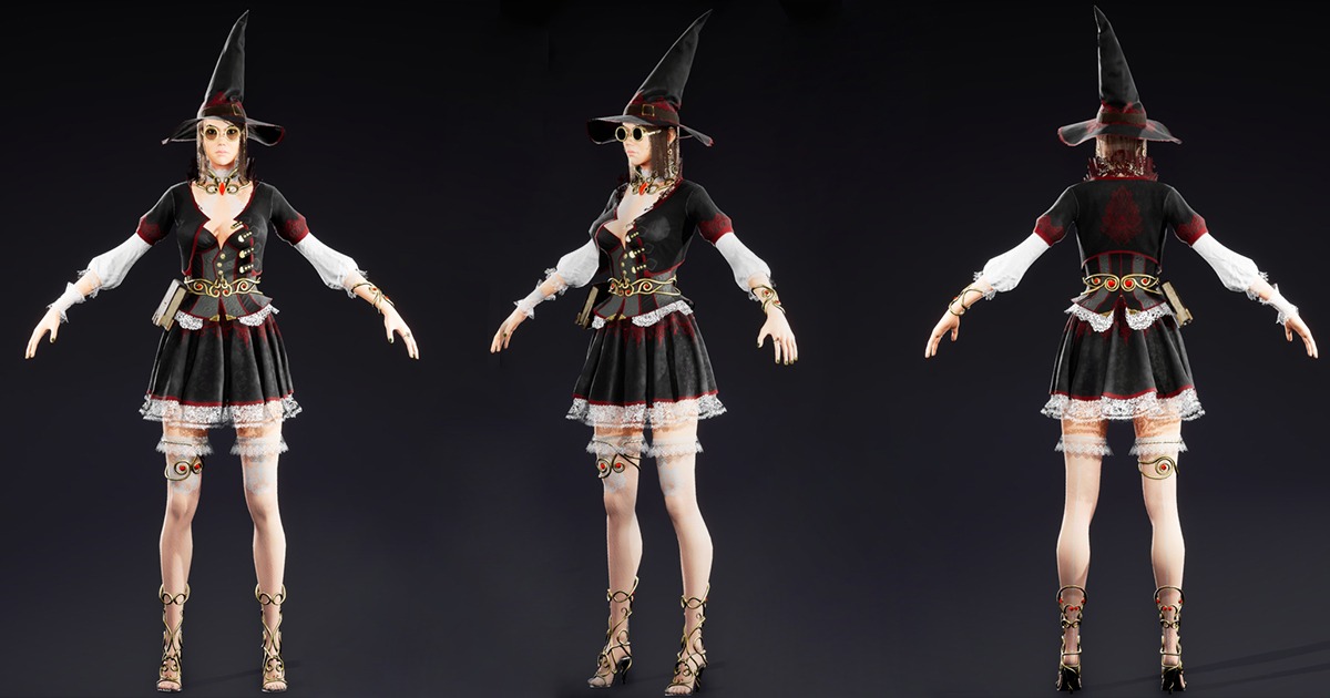Witch with spellbook | 3D Humanoids | Unity Asset Store