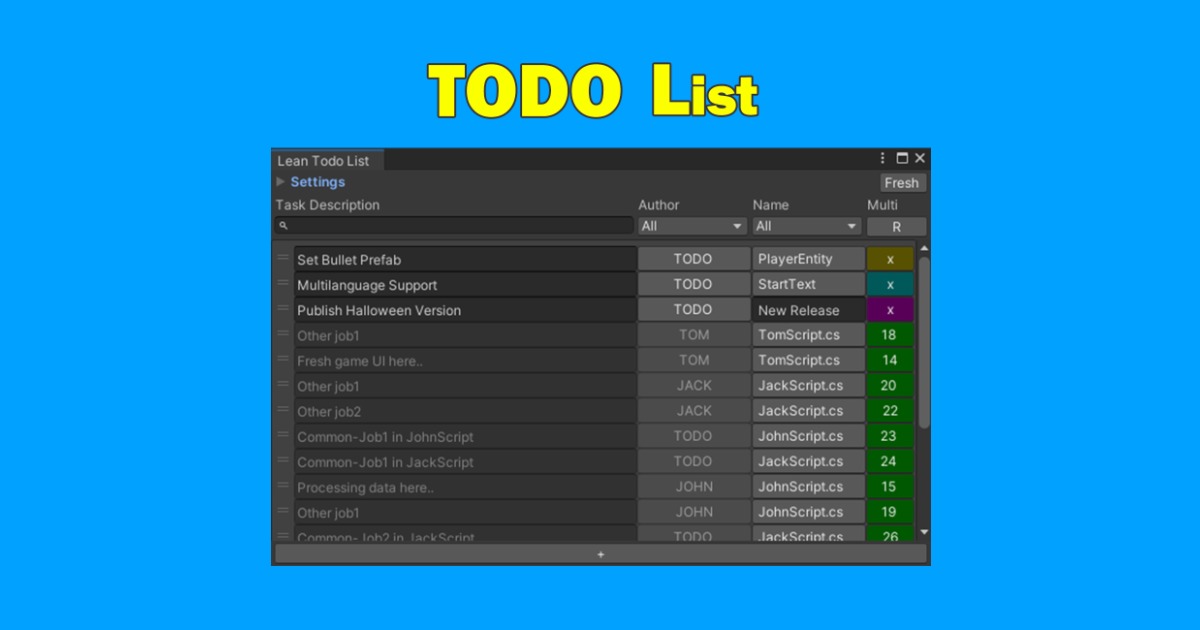 Lean Todo List | Utilities Tools | Unity Asset Store