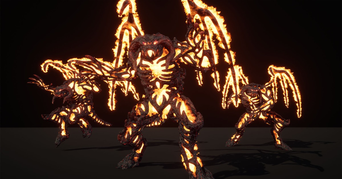 Hell undead demon | 3D Creatures | Unity Asset Store