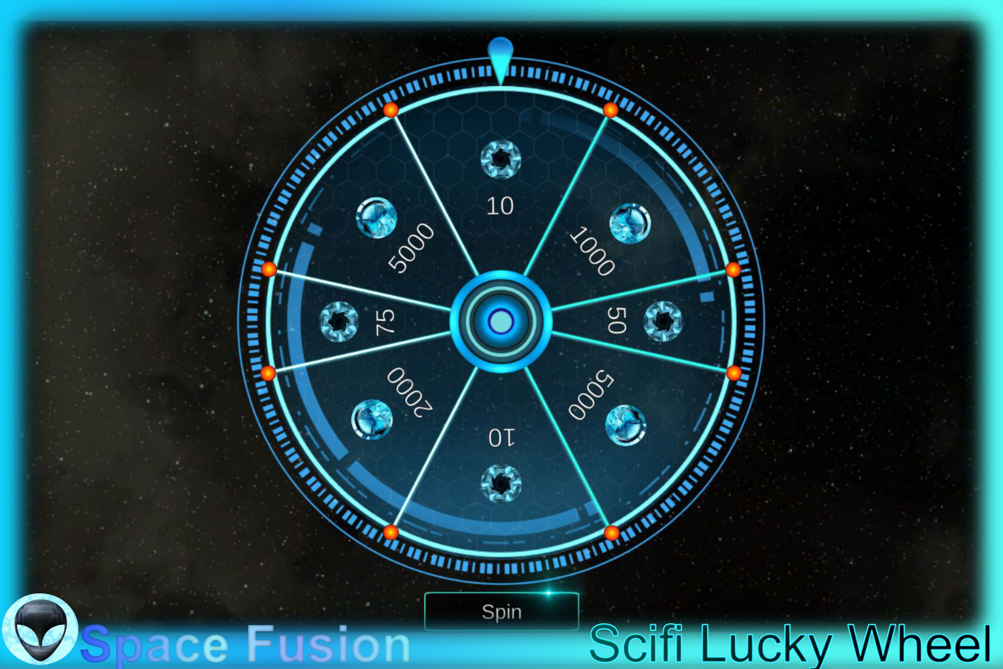 SciFi Lucky Wheel (Physics based) | Packs | Unity Asset Store