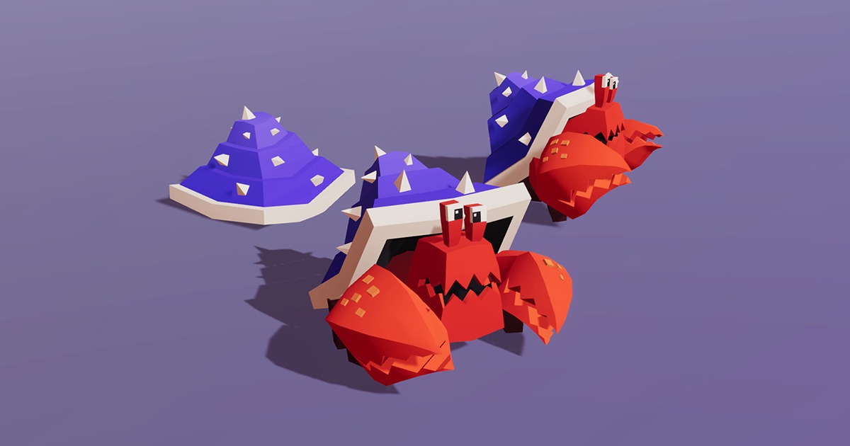 Hermit Crab Toon Series | 3D Animals | Unity Asset Store