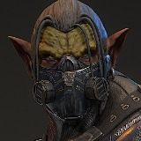 Sci-fi Orc Warrior