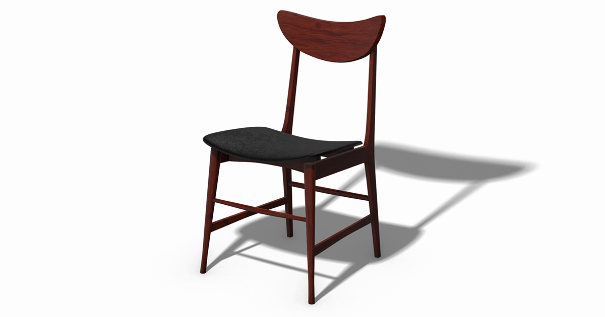Scandinavian Chair - Photoscanned PBR | 3D Furniture | Unity Asset Store